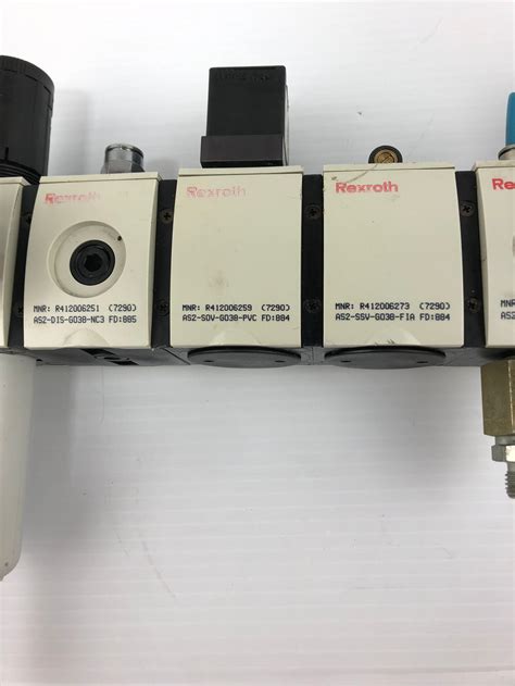 Rexroth Pneumatic Pressure System With Gauges And Lubricators 7290 885