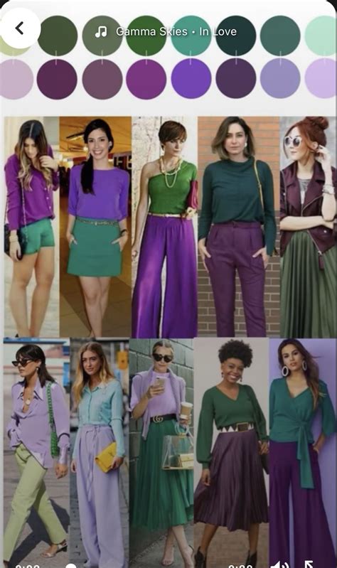 Pin By Idelca Tejada On Combinaciones Purple Outfits Color