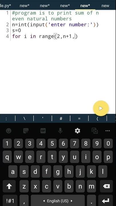11 Program Is To Print Sum Of N Even Natural Numbers In Python Python