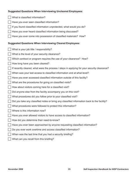 Dss Self Inspection Handbook Pdf Form Formspal