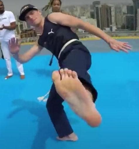 Max Verstappens Feet