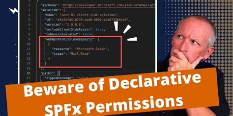 SharePoint Framework Beware Of Declarative Permissions