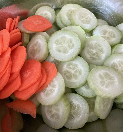 식감이 좋은 오이절임무침~