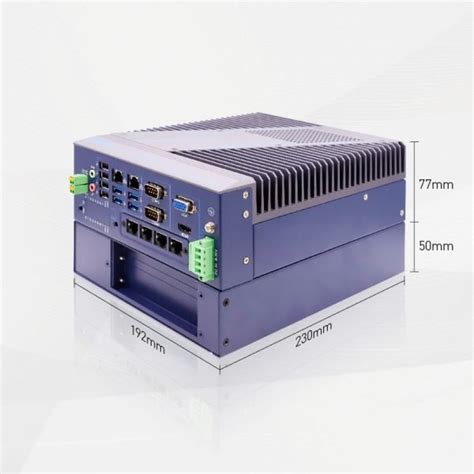 Fan Less High Performance GPU Industrial Computer With Pluggable Graphics Card Can Be Used For