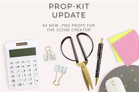 Styled Prop Kit Scene Creator 250 Props Ivory Mix