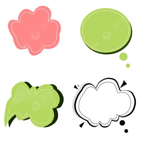 거품 연설 풀 컬러 말풍선 채팅 만화 Png 일러스트 및 이미지 에 대한 무료 다운로드 Pngtree