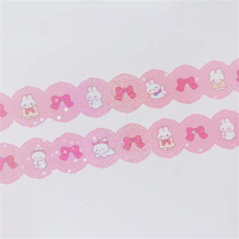 핑크레이스 홀로그램 다이컷 마스킹 테이프 아이디어스