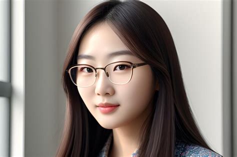 Premium Ai Image Beautiful Korean College Girl Beautiful Girl With
