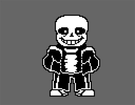 Sans Sprite V4 Fixed Pixel Art