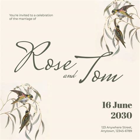 Бесплатные шаблоны для создания приглашений онлайн