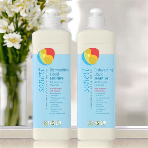 Sonett Organic Dishwashing Liquidall Purpose Cleanser Sensitive 17fl