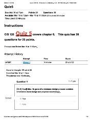 Quiz CIS Pdf Course Hero