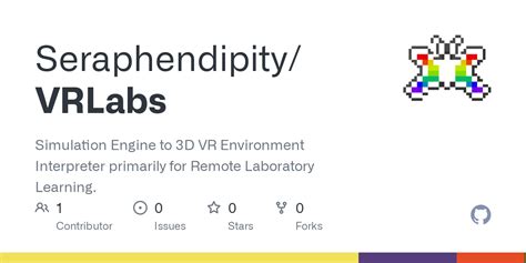 github seraphendipity vrlabs simulation engine to 3d vr environment