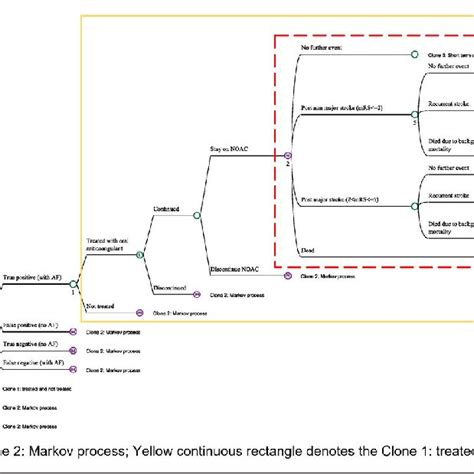 Markov Simulation Model Structure Af Indicates Atrial Fibrillation