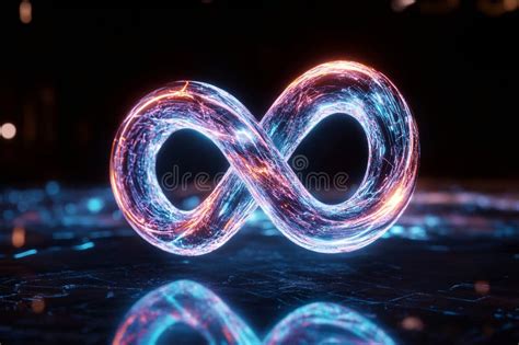 Agi Radiant Abstract Infinity Symbol Glowing Stock Image Image Of Vibrant Digital 349000559