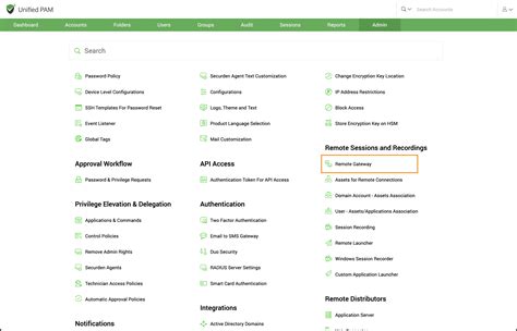 How To Create A Remote Gateway Securden Unified Pam Administrator Guide