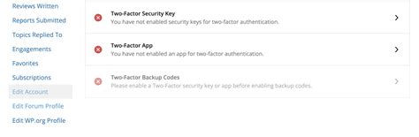 Expands Two Factor Authentication Interface To Include