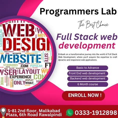 Programmers Lab Institute Full Stack Web Development Course In Rawalpindi Islamabad By