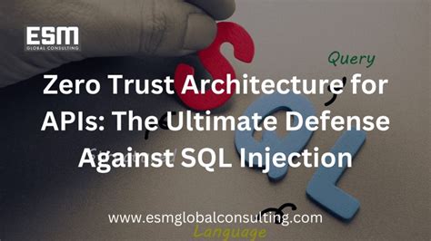 Cybersecurity Apisecurity Zerotrust Sqlinjection Devsecops Infosec… Esm Global Consulting