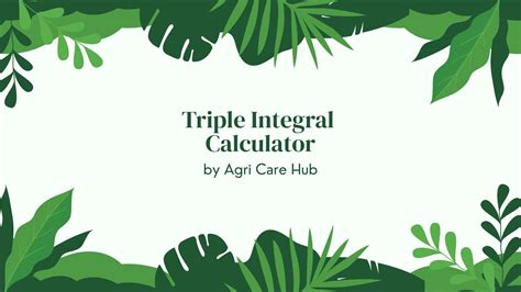 Triple Integral Calculator Precise Math Tool