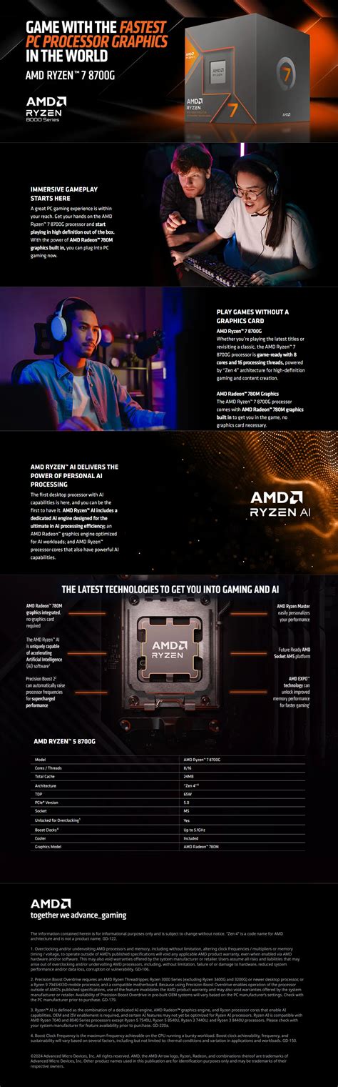 Amd Ryzen 7 8700g Processor Alfrensia Best Pc Hardware And Gaming Gear