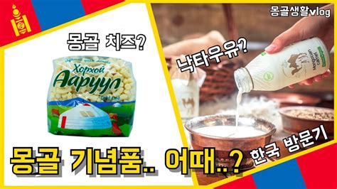 몽골생활vlog 한국방문기 날것 그대로의 몽골 기념품 반응😂 Youtube