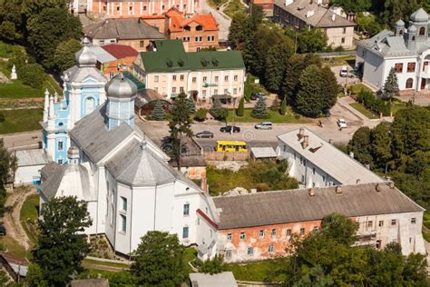 Top Aerial Landscape of Kremenets City, Ukraine Stock Image - Image of ...