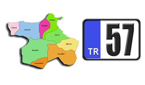 57 Plaka Nerenin 57 Hangi Şehrin Plakası Sinop İlçeleri Plaka