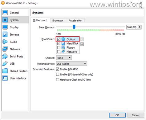 VirtualBox No Bootable Medium Found System Halted Solved WinTips Org