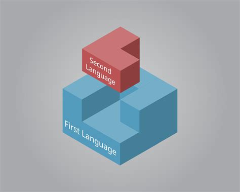 Difference Between First Language And Second Language 7742129 Vector Art At Vecteezy