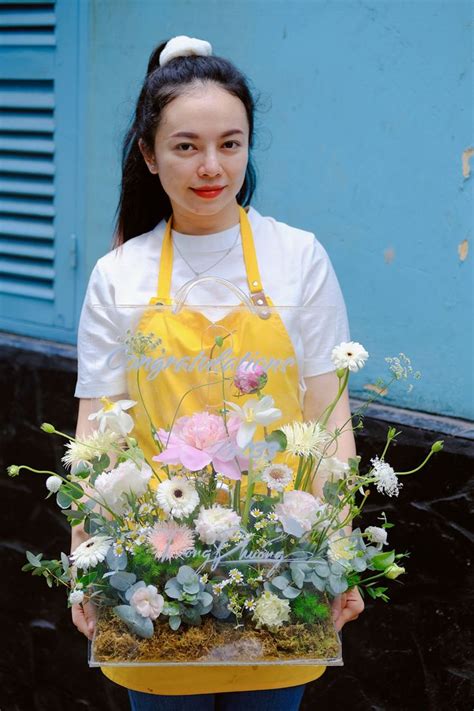 Giỏ Hoa Mica Hoa