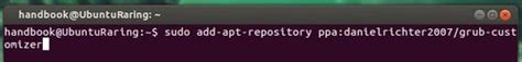 How To Install Grub Customizer In Ubuntu Saucy UbuntuHandbook