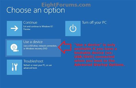 Startup Options Menu Boot To In Windows 8 Windows 8 Help Forums
