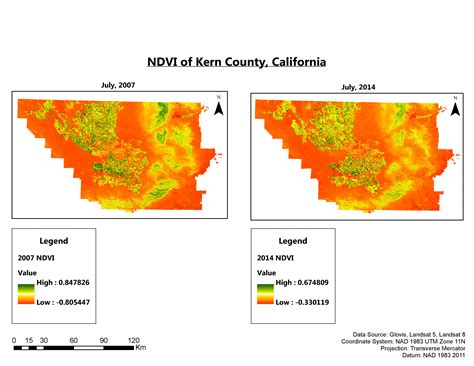 Normalized Difference Vegetation Index The Effects Of Kerns