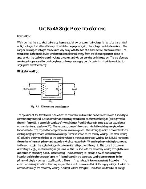 SOLUTION Transformer Notes Studypool
