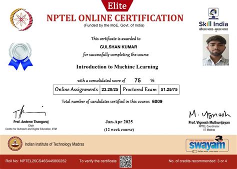 Machinelearning Nptel Ai Python Datascience Iitmadras Gulshan