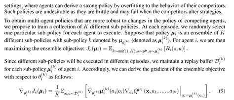 Machine Learning Multi Agent Actor Critic MADDPG Algorithm Confusion Cross Validated