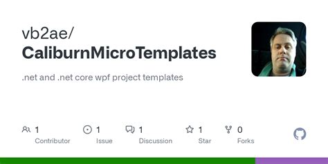 Github Vb2aecaliburnmicrotemplates Net And Net Core Wpf Project