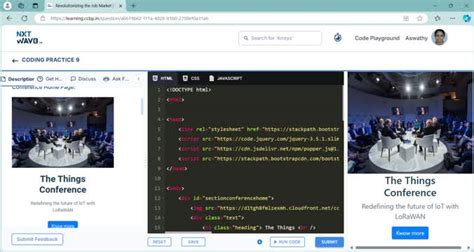 Aswathy Rajesh On Linkedin 30daysofcode Ccbp Nxtwave Bootstrap Html Css