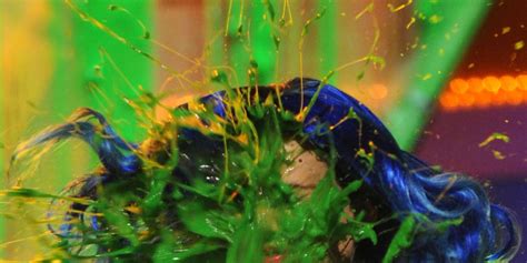 Bieber Perry Stars Getting Slimed