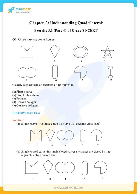 Ncert Solutions Class 8 Maths Chapter 3 Understanding Quadrilaterals