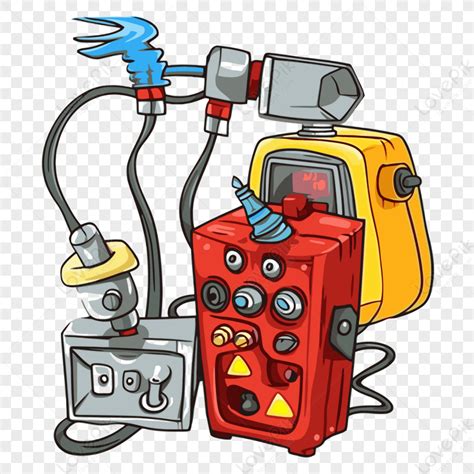전기 장비의 만화 이미지 벡터삽화자동차공학 Png 일러스트 무료 다운로드 Lovepik