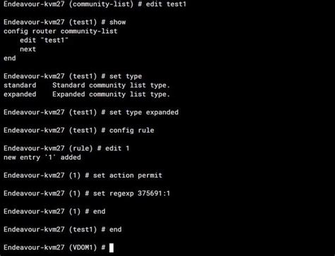 Technical Tip Bgp Community List Matching For As Fortinet Community