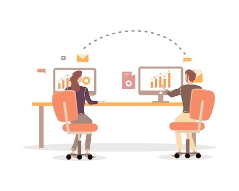 비즈니스 일러스트레이션 벡터 디자인 프리미엄 벡터