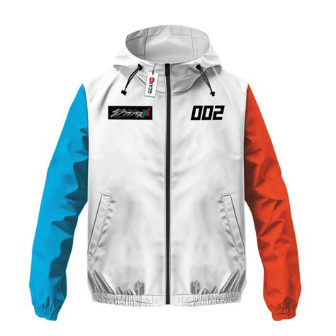 Zero Two Code Windbreaker Jacket Otaku Fan