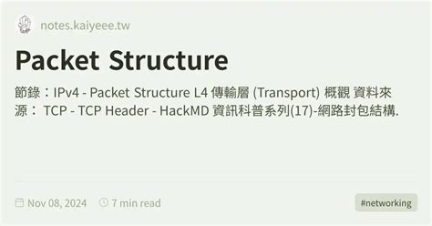 Packet Structure