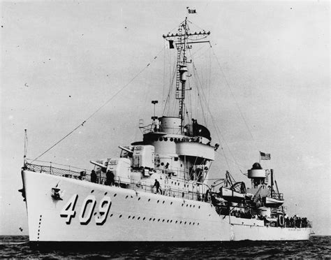 Uss Sims Dd 409 At Coral Sea