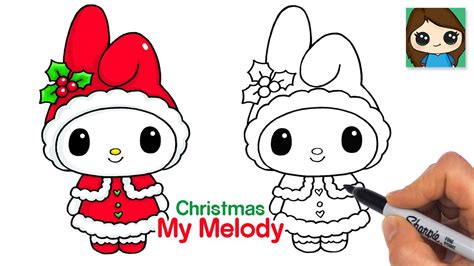 How To Draw My Melody Hello Kitty