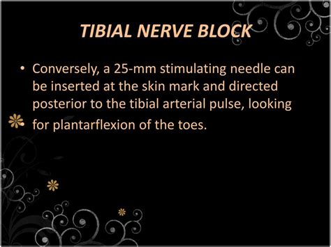 Ppt Ankle Block Powerpoint Presentation Free Download Id 2075464