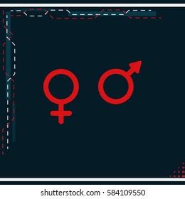 Sex Symbols Stock Vector Royalty Free Shutterstock